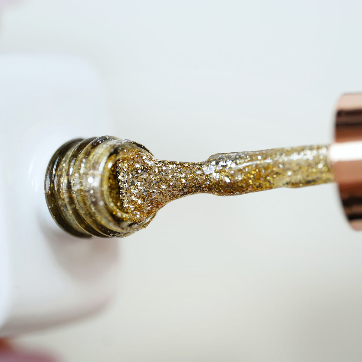 Gel polish gold party – Nails frs